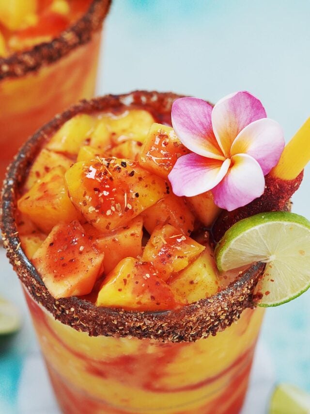 Mangonada (Mango chamoyada) | Mexican Recipes by
