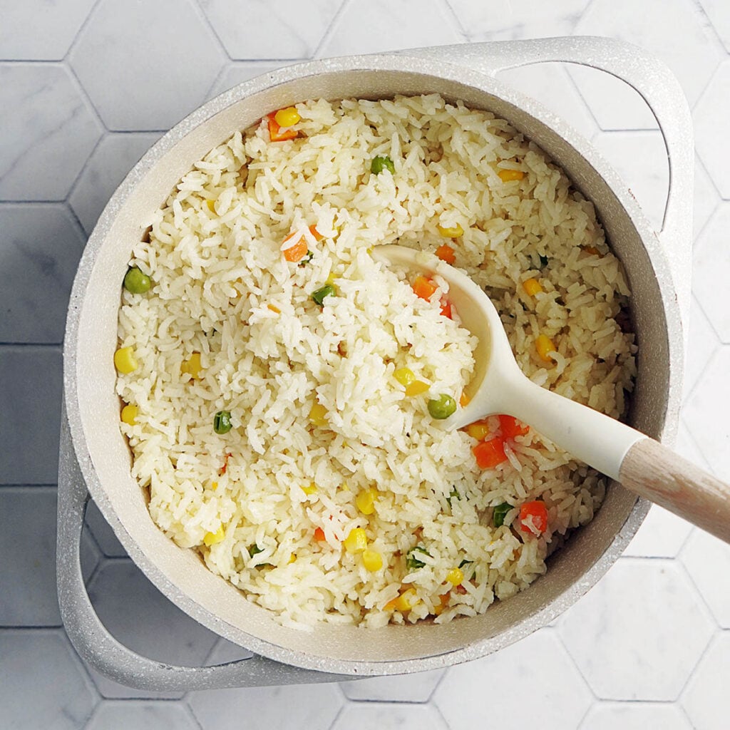 Arroz Primavera (Mexican White Rice)