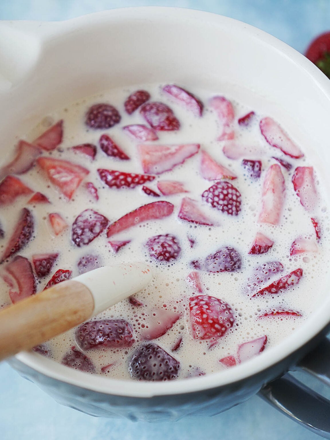 Easy Fresas Con Crema (Mexican Strawberries & Cream) | by Muy Delish
