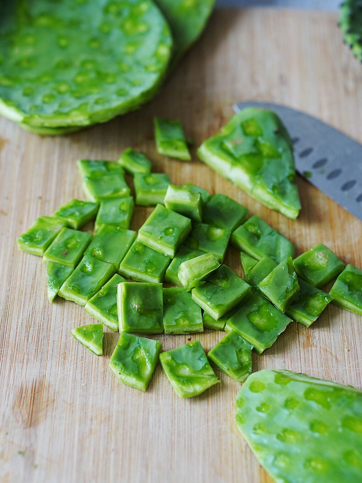 How To Prepare Nopales (Cactus Pads) | by Muy Delish