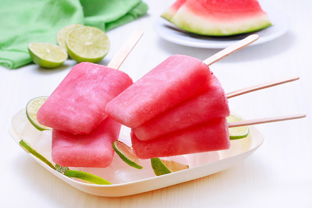 Watermelon Popsicles (Paletas de Sandía)