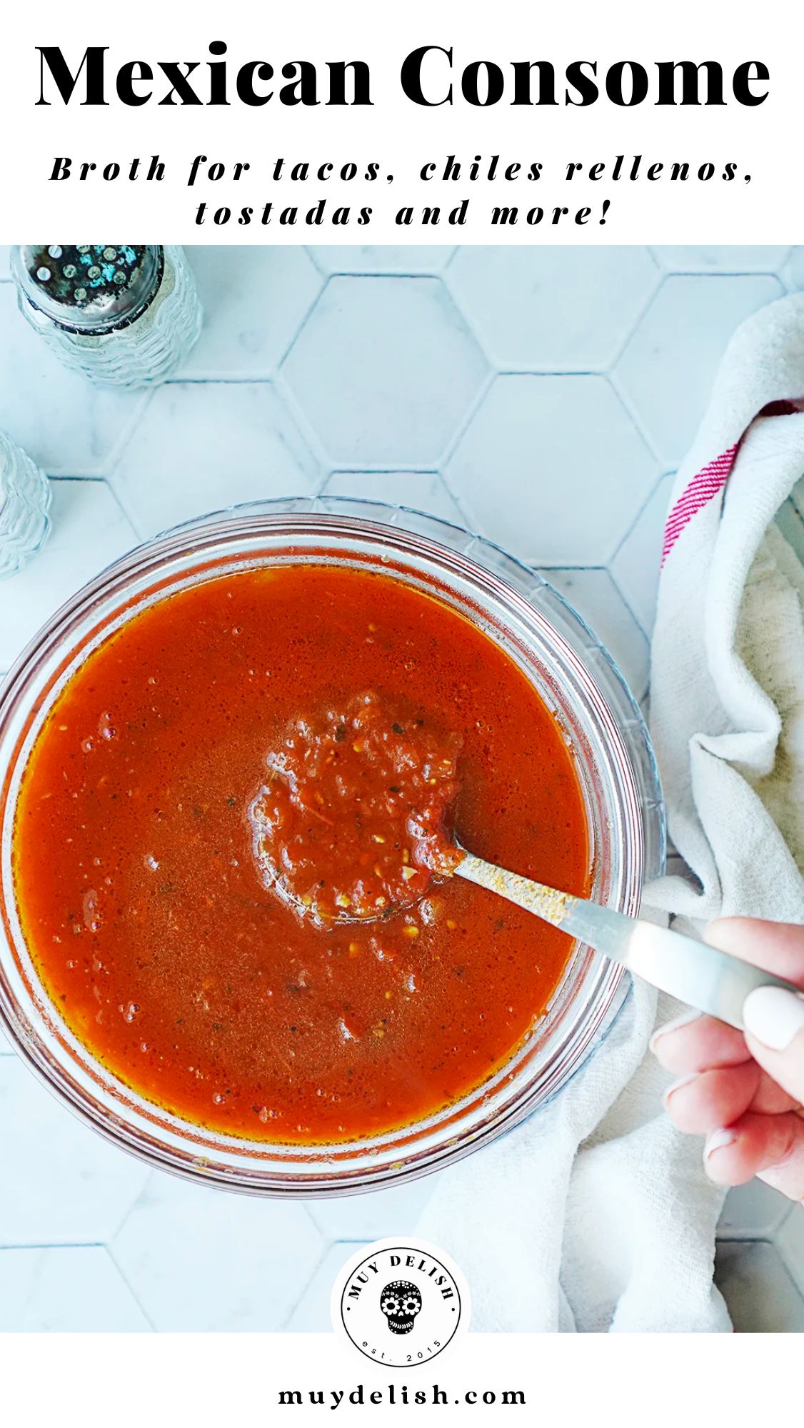 Consomé (for tacos, chiles rellenos, etc) | Muy Delish