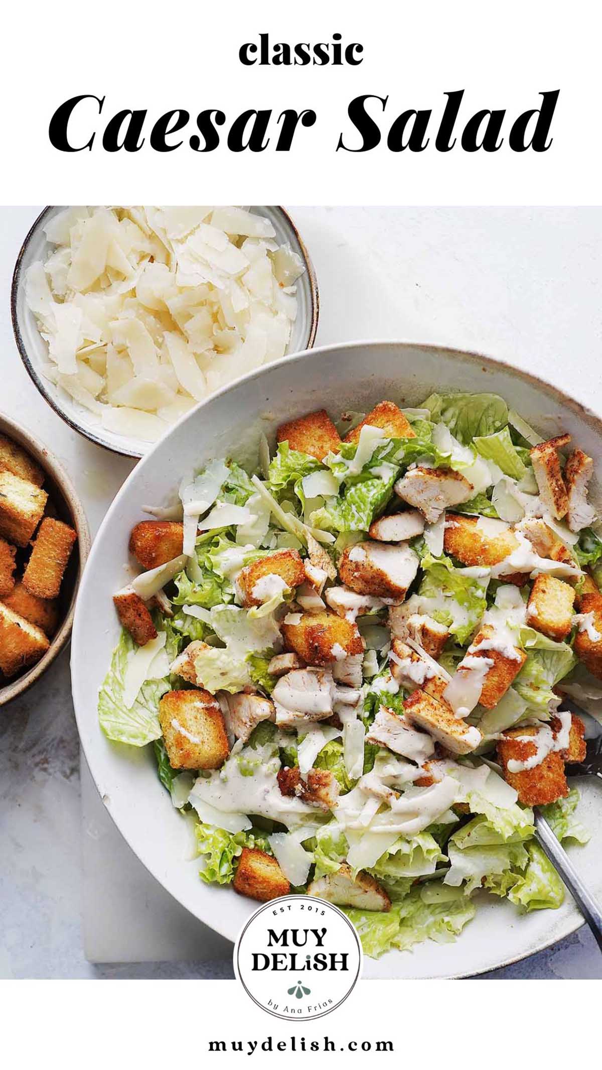 Ensalada Cesar (Classic Caesar Salad) | Muy Delish