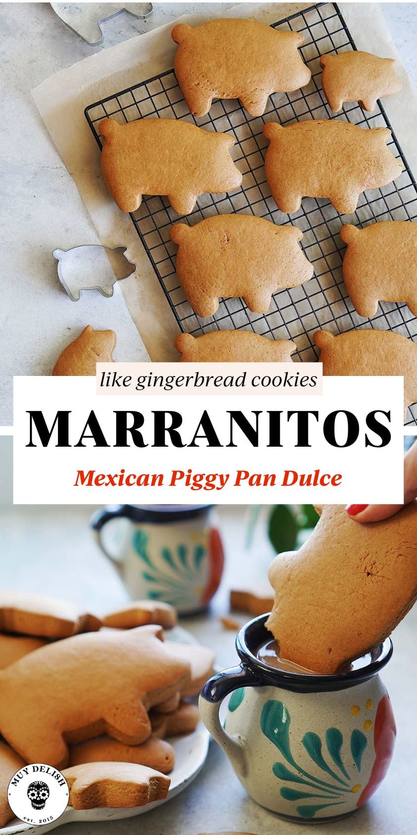 Marranitos (Mexican Piggy Pan Dulce) | Muy Delish